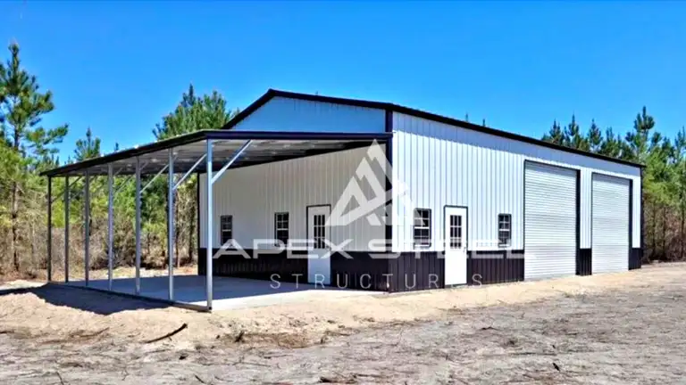 30' x 50' x 14' Vertical Roof - Apex Steel